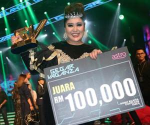 Azharina Bawa Pulang RM100,000 Setelah Bergelar Juara Gegar Vaganza